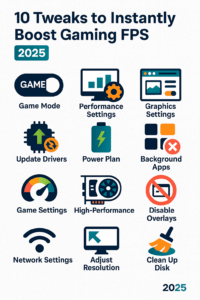 Boost Gaming FPS in 2025 – 10 Free Tweaks That Work
